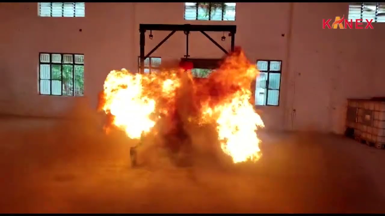 Demonstration Clean Agent Modular Type Stand Alone Fire Extinguisher | Clean Agent | Kanex Fire