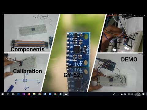 How to calibrate GY521 Accelerometer and Gyroscope with Arduino.| Getting started with MPU6050.