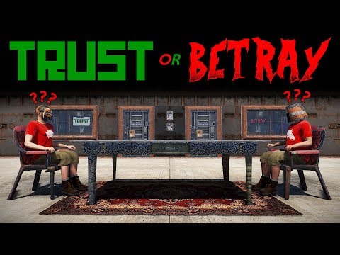 Steam Community :: Video :: A GAME of TRUST in RUST - Trust or betray ...
