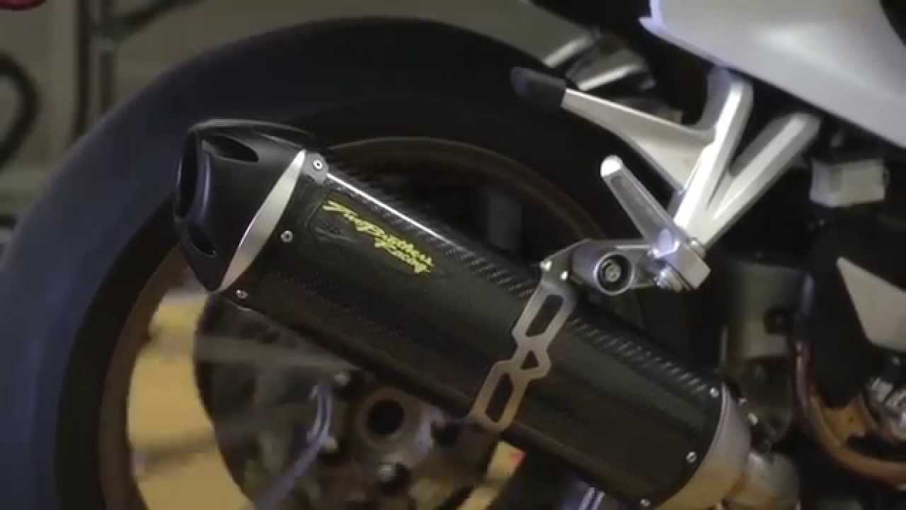 2014 Honda VFR800 Interceptor Gets 5 Extra HP from TBR S1R Exhaust ...