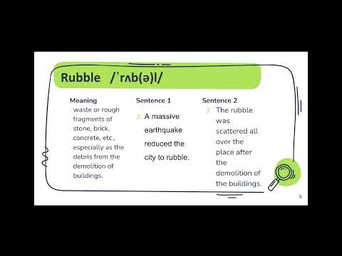 Word of the day: rubble