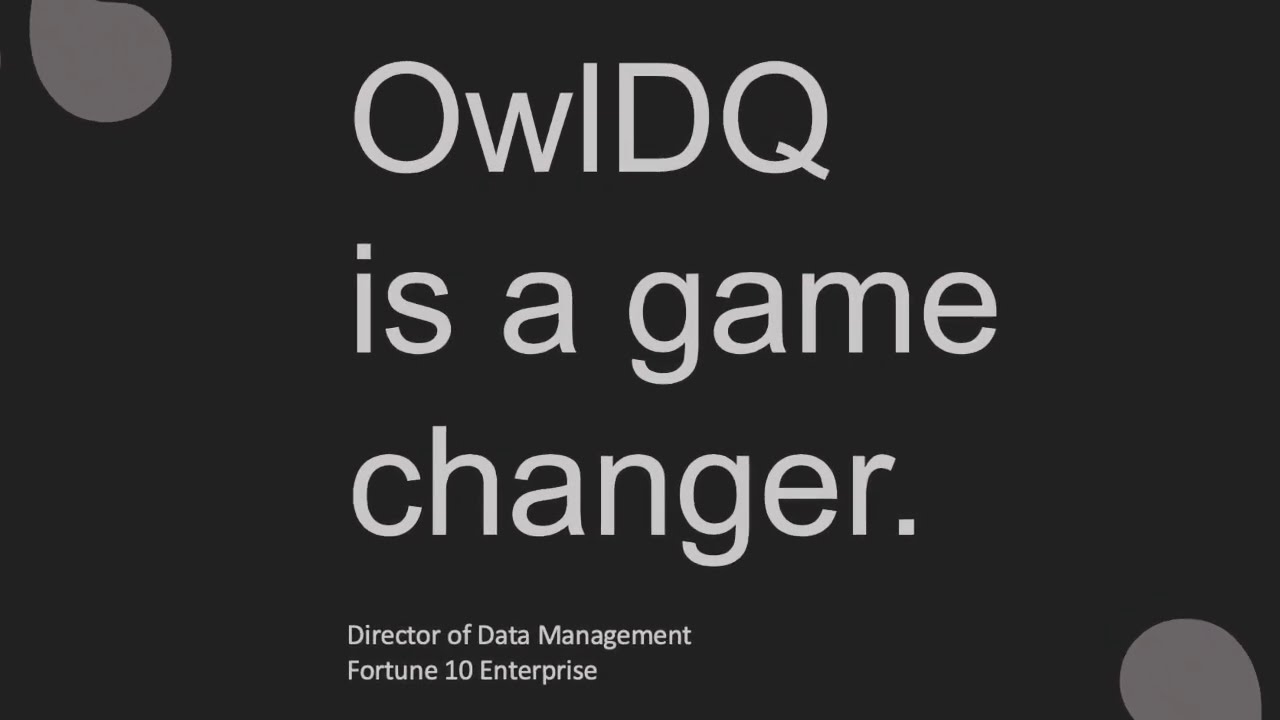 Data Validation Checks in Less Than 60 Seconds