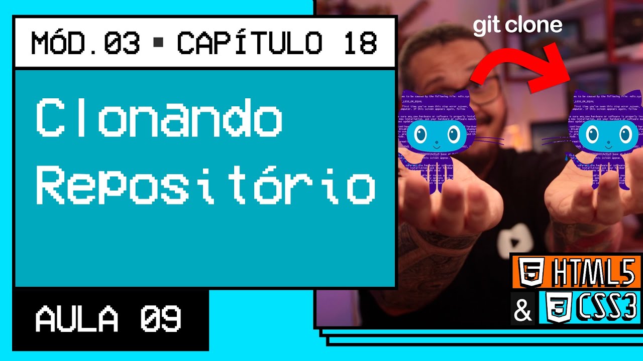 Clonando Repositórios GitHub - @Curso em Vídeo HTML5 e CSS3