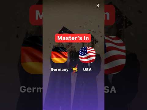 🎓 Master’s in Germany vs USA – Which is Right for You? 🌍