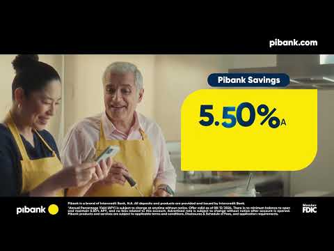 Pibank’s Recipe for Savings Earn 5.50% APY* with Pibank Savings - Banking made as Easy as Pie! 10sec