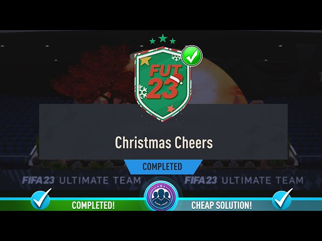 FIFA 23 Christmas Cheers SBC - How to complete, estimated costs, and more