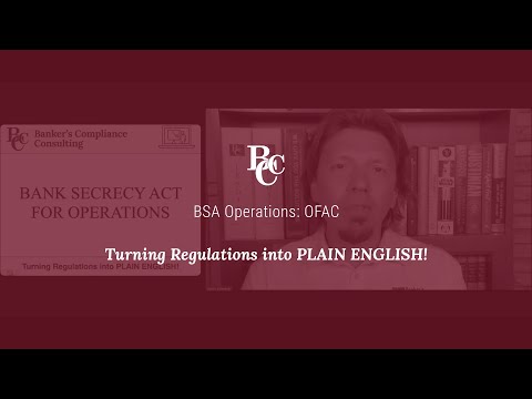 BSA Operations: OFAC