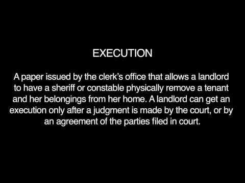 Execution: Terms & Definitions