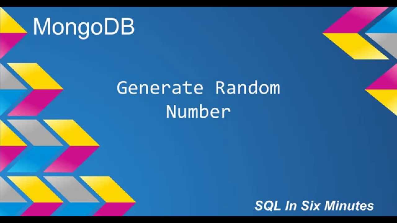 MongoDB: Generate Random Number