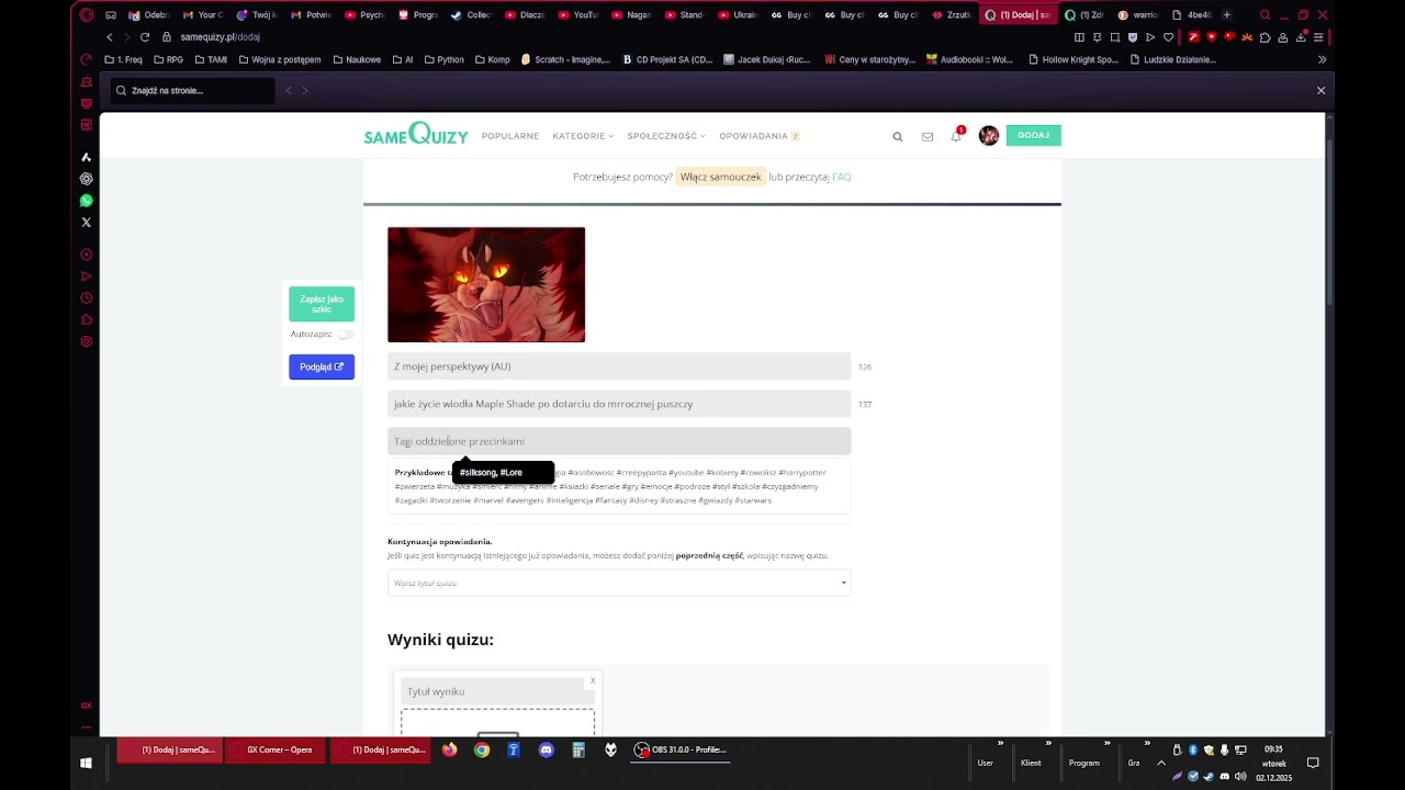 jak zrobić quiz na samequizy? poradnik!