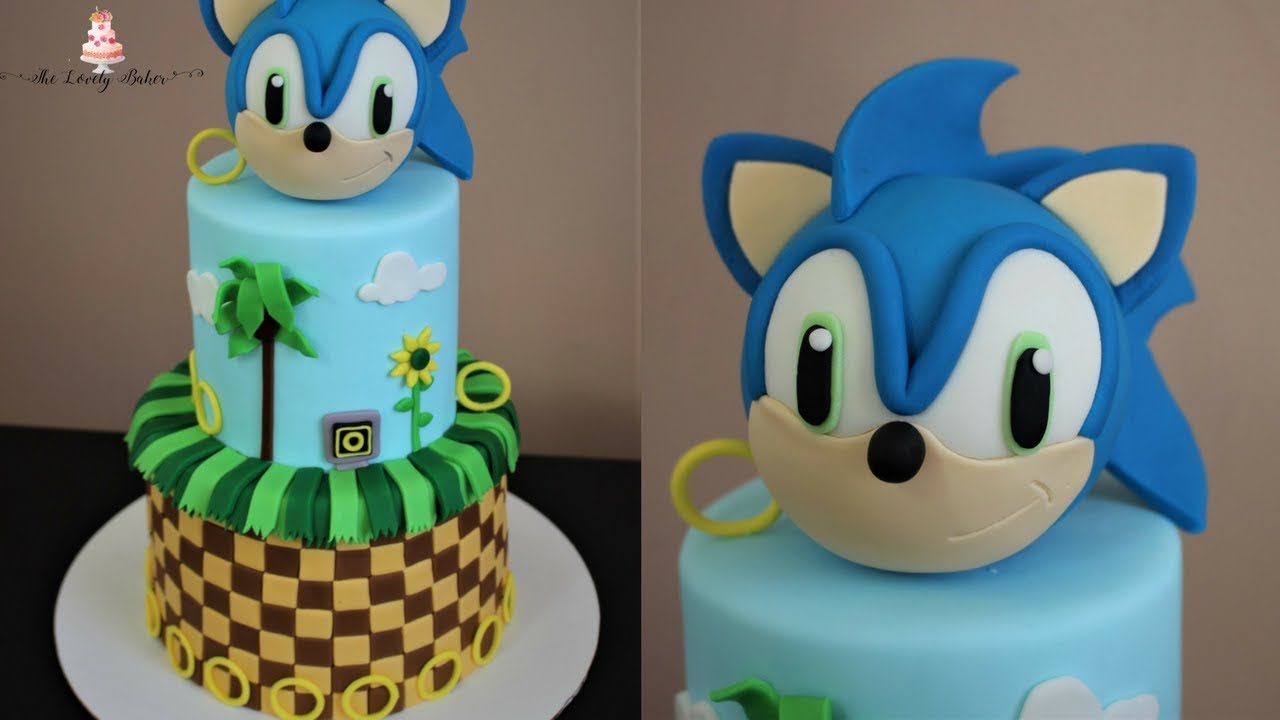 Sonic The Hedgehog Cake Tutorial!