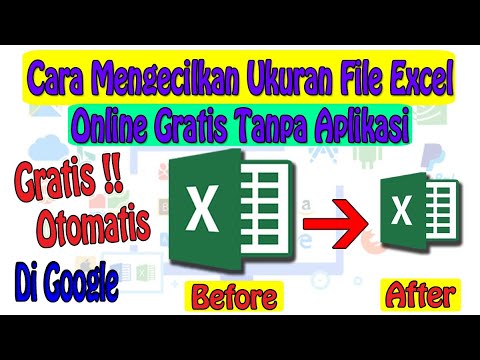 Cara Mengecilkan Ukuran File Excel Online Gratis Tanpa Aplikasi