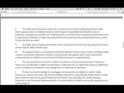 How to Write a Last Will and Testament | PDF | Word