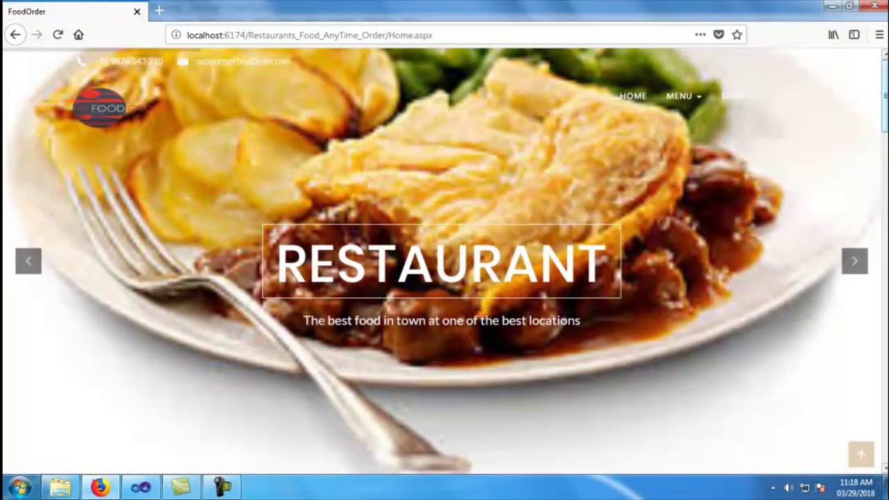 Food Order Management System | Student Projects