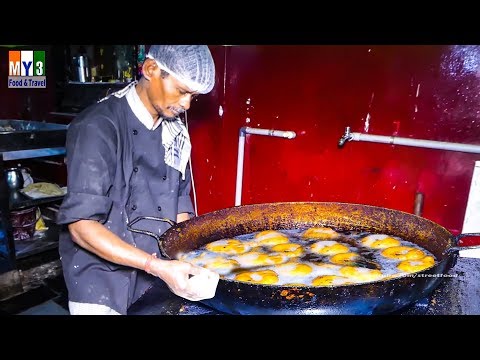 Indian Donuts Making For Breakfast - Street Food