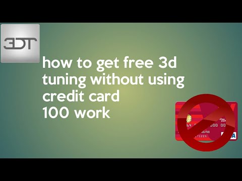 How to get free 3dtuning without using credit card 100 works (no hacks no cheats)