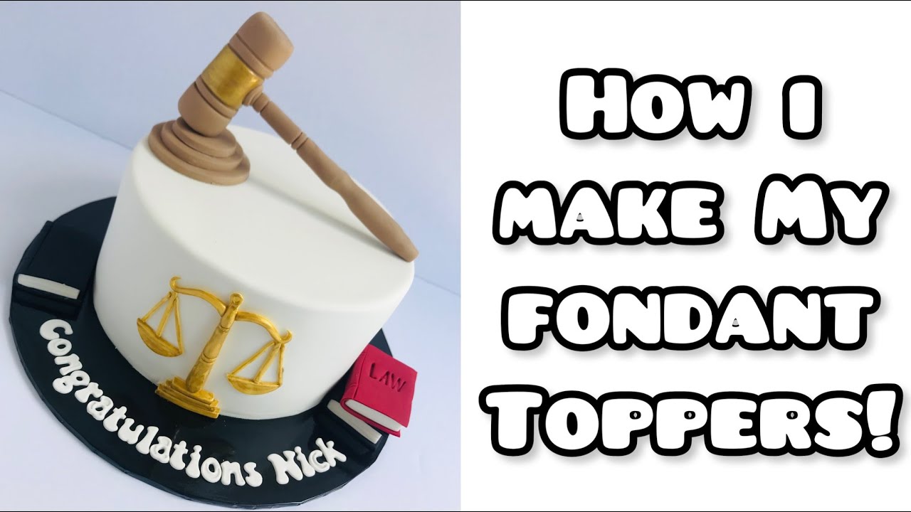 Cool Cake Toppers - Law Graduate Cake Video