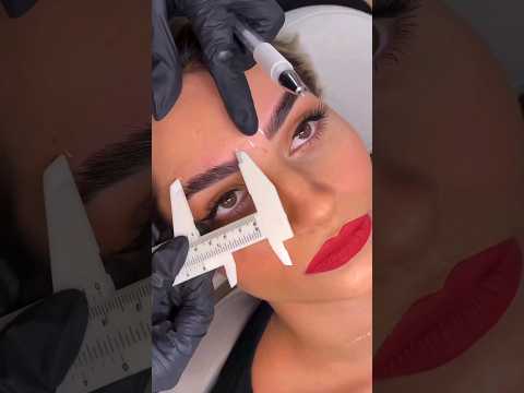 shape and mapping eyebrow microblading learning