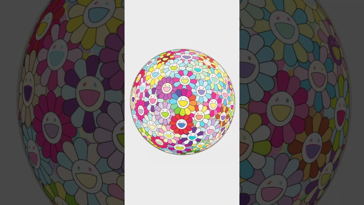 A selection of flower prints from Takashi Murakami
