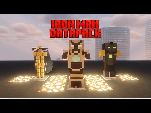Iron Man Datapack With Crafting Recipes Minecraft Data Pack