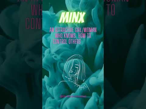 What does the English Word Minx Mean? ll English Vocabulary #shorts #english #minx