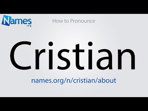 How to Pronounce Cristian
