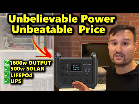 Yolaness SAPY 1600: The Hidden Gem of Affordable Power Stations!🔍⚡