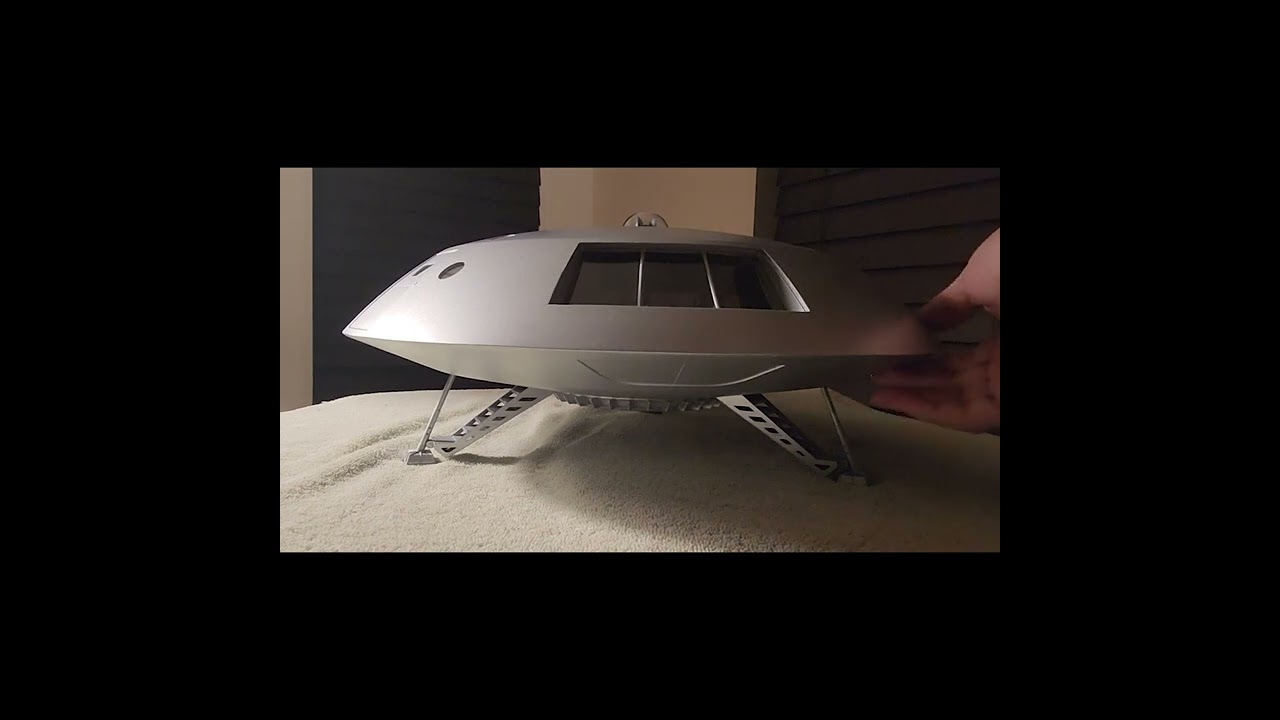 MY MOEBIUS MODELS LOST IN SPACE JUPITER II BUILD WITH LIGHTS AND SOUND