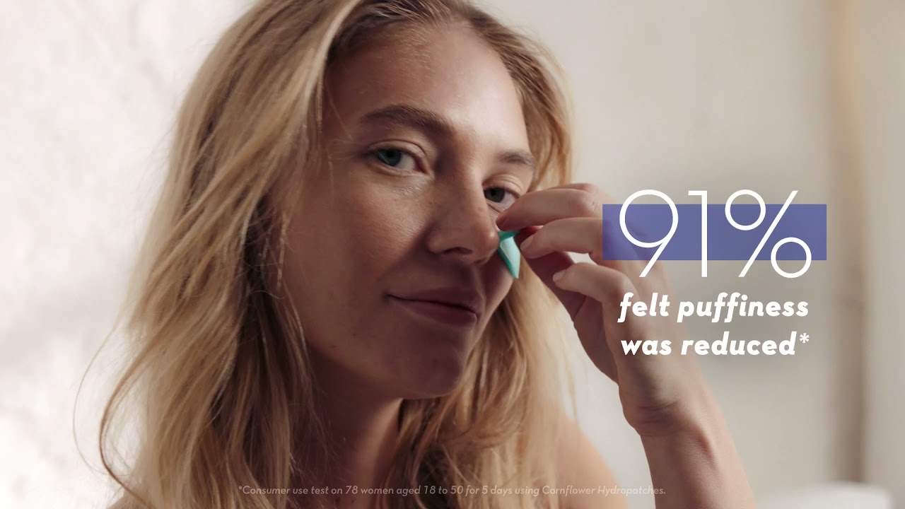 Smoothing & Soothing Eye Patches with Organic Cornflower