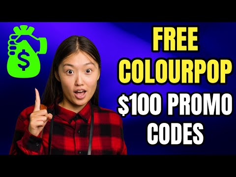 ColourPop Promo Codes 2025 π₯ FREE $100 Save on Trendy Makeup