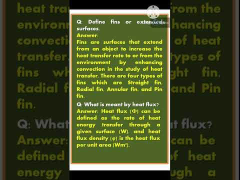 Heat Transfer Viva part-7/ interview Questions/ Mechanical/Thermal Engineering
