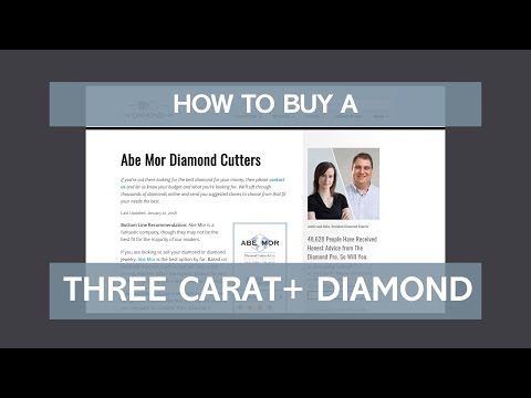 How to Buy a Three Carat+ Diamond