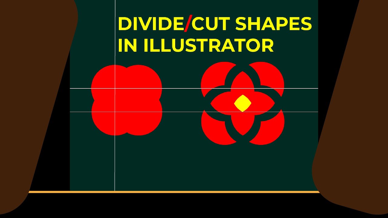 cut/divide shapes in Illustrator