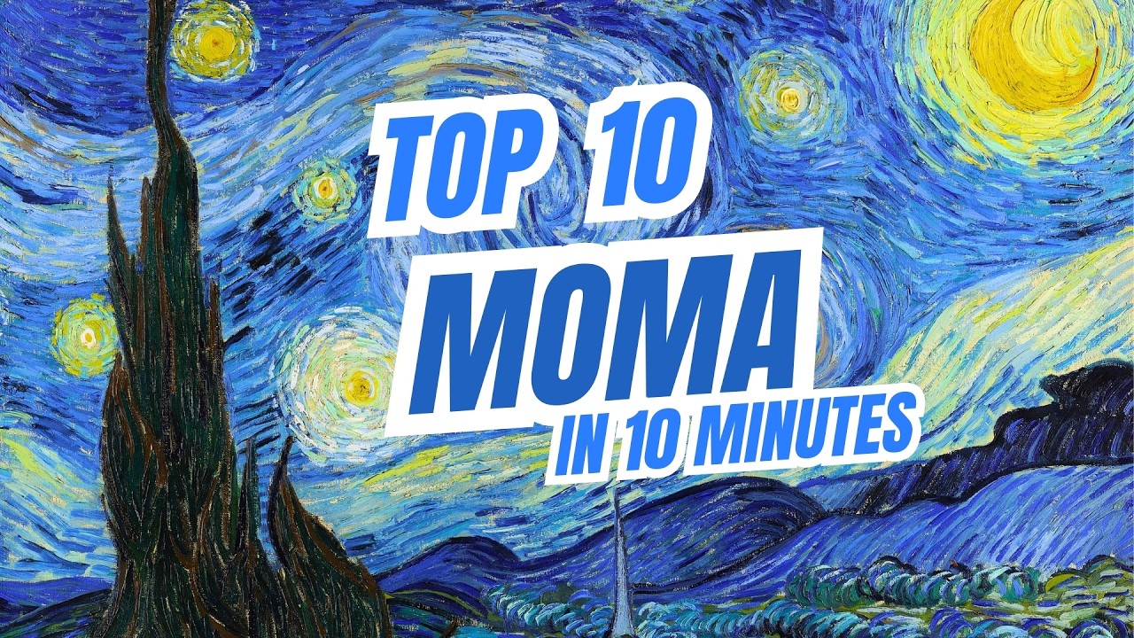 The Museum of Modern Art (MoMA) in New York City | Top 10 Masterpieces in only 10 Minutes!