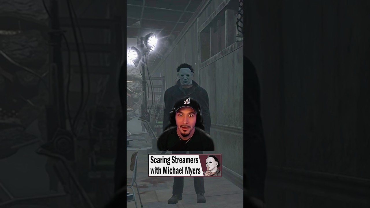 Scaring Streamers with Michael Myers. #dbd #gaming #michaelmyers #shorts