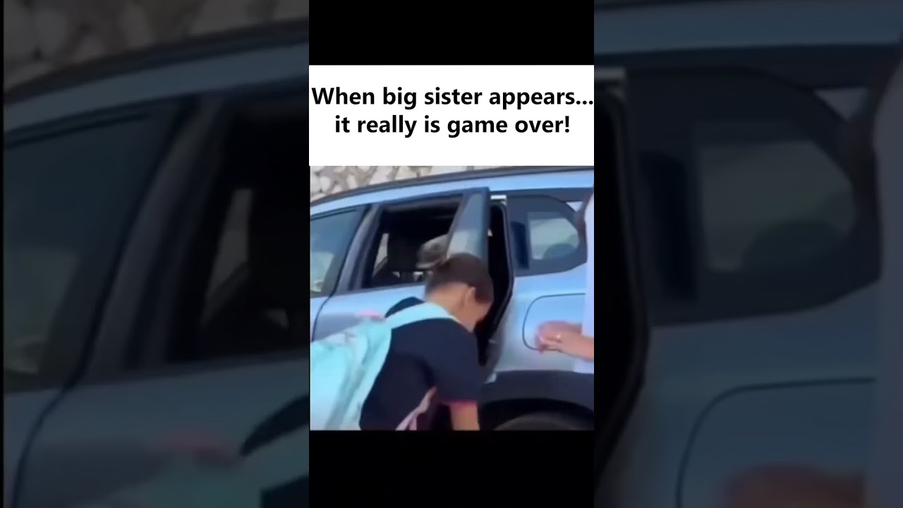 My sister doesnt mess around! #siblings #bigsister #sister #gameover