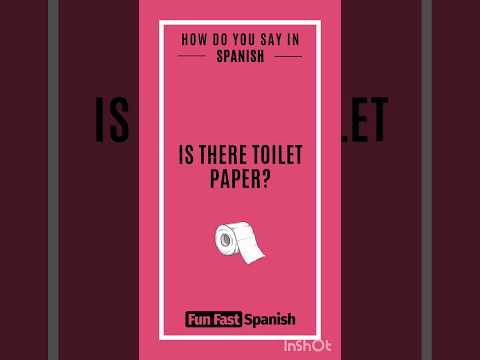 How do you say in Spanish "Is there toilet paper?"#spanishteacher #learnspanish #fyp #spanishonline