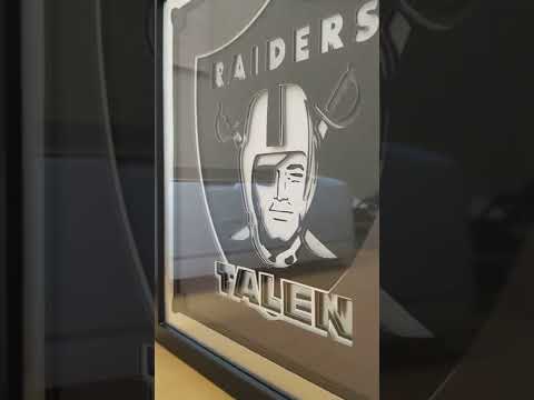 Raider's Logo for Talen - Shadowbox