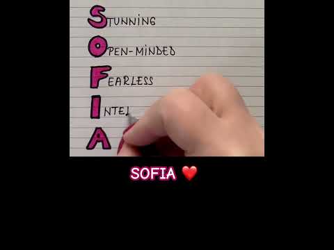 Meaning of the name SOFIA #meaning #name #sofia