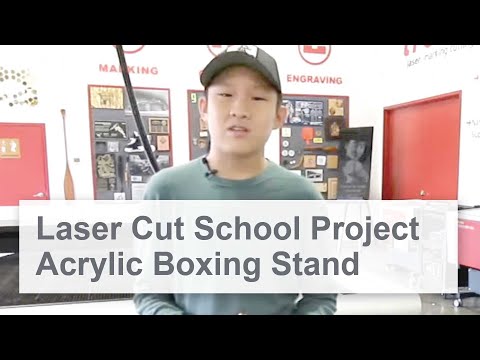 Laser Cut School Project | Laser Engrave from Hand Drawing | Trotec Laser