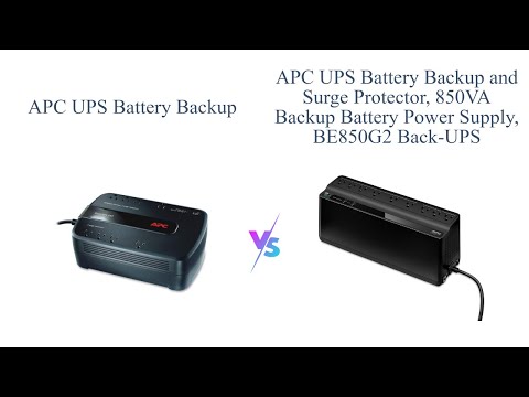 APC UPS Battery Backup Comparison 🆚 BE550G vs BE850G2