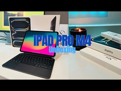 iPad Pro 11" M4 unboxing + Magic Keyboard and Apple Pencil