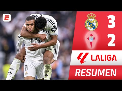 REAL MADRID SUFRIÓ, pero GANÓ con DOBLETE de MBAPPÉ y sigue cerca del BARCELONA | La Liga | RESUMEN