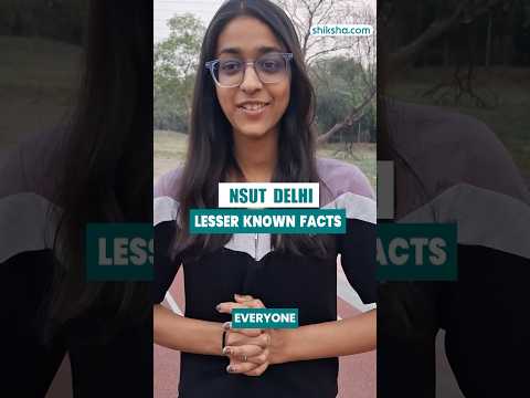 ๐ NSUT Delhi: Facts You Didn't Know! #lightscameracampus