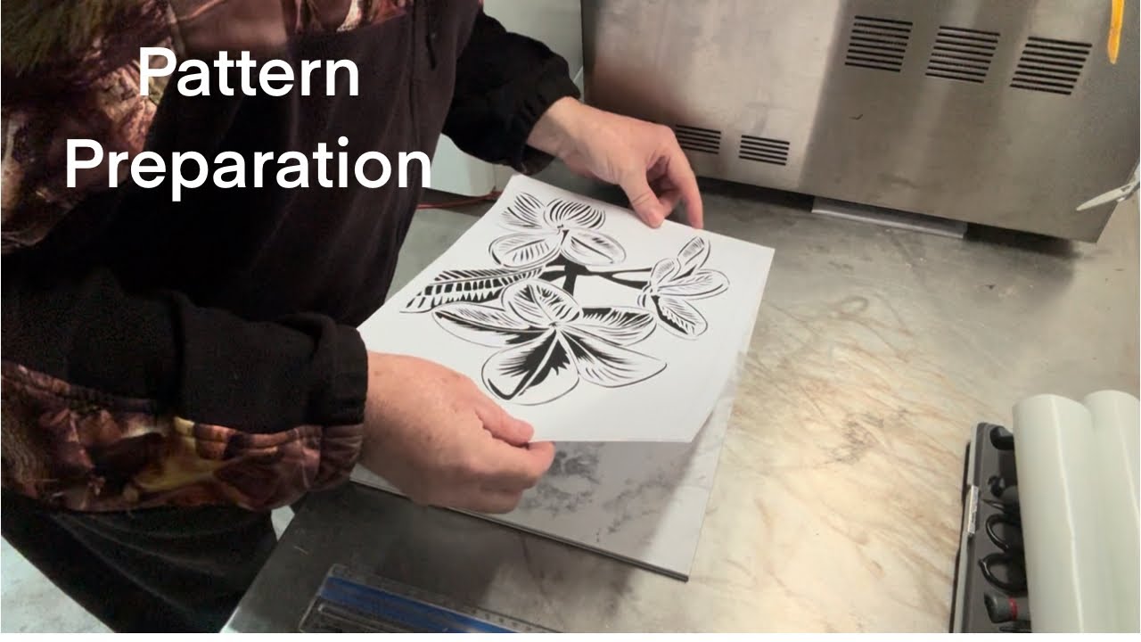 Part two. Scroll Saw Pattern Preparation.  How to make a light box step by step series.