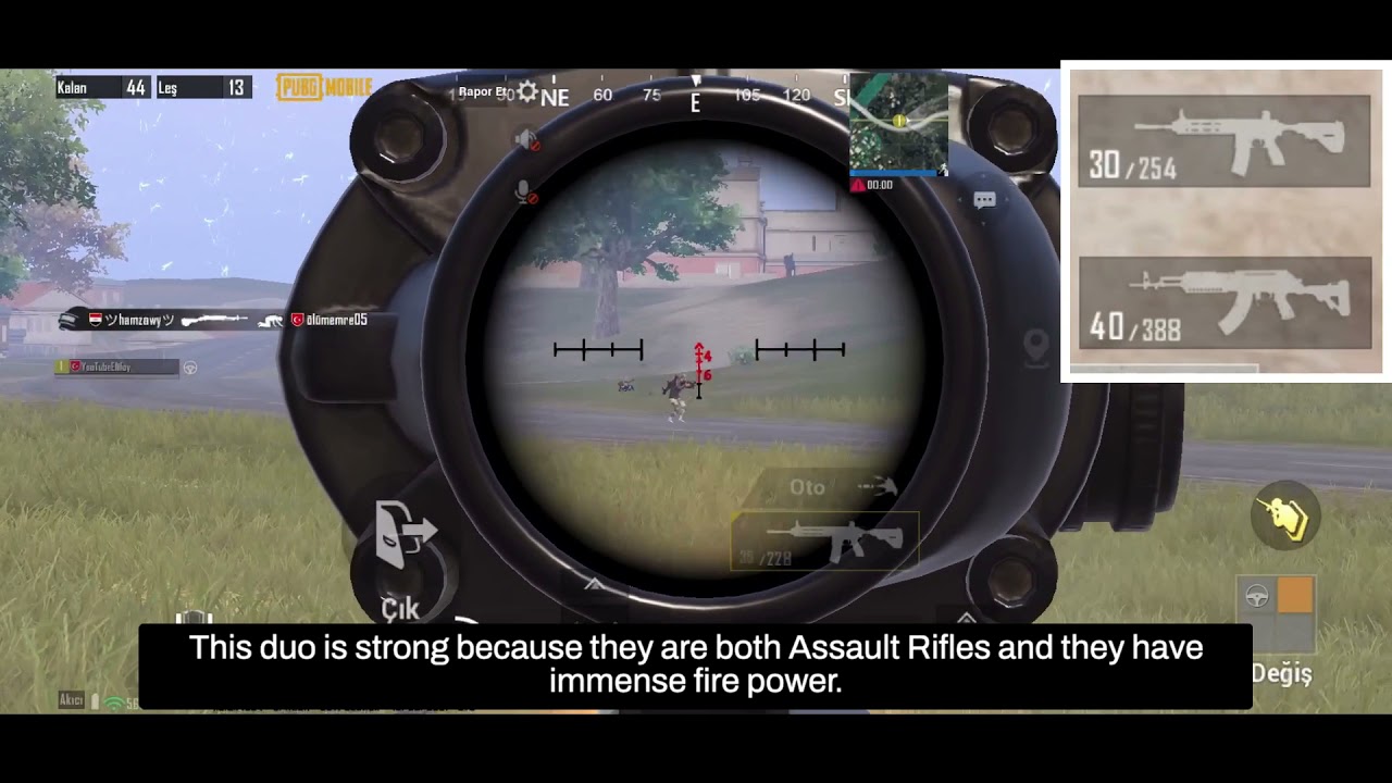 How to choose the perfect gun duo in PUBG Mobile part 1