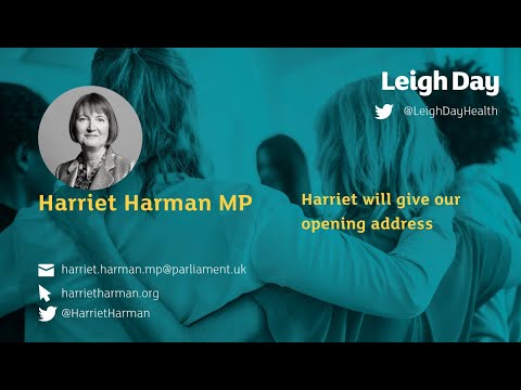 Opening Address by Harriet Harman MP | Leigh Day Women's Rights in Healthcare 2021
