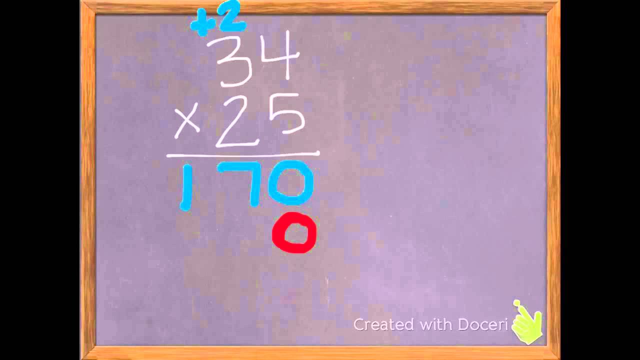 Multiplication Standard Algorithm
