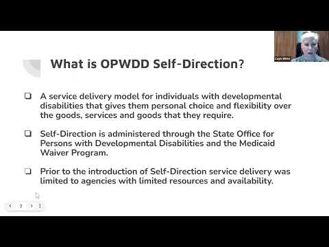 Next Steps Speaker Series: Navigating OPWDD--Housing