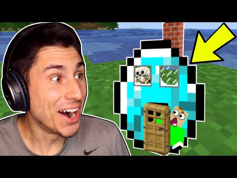 We Made A Minecraft Base INSIDE A DIAMOND!